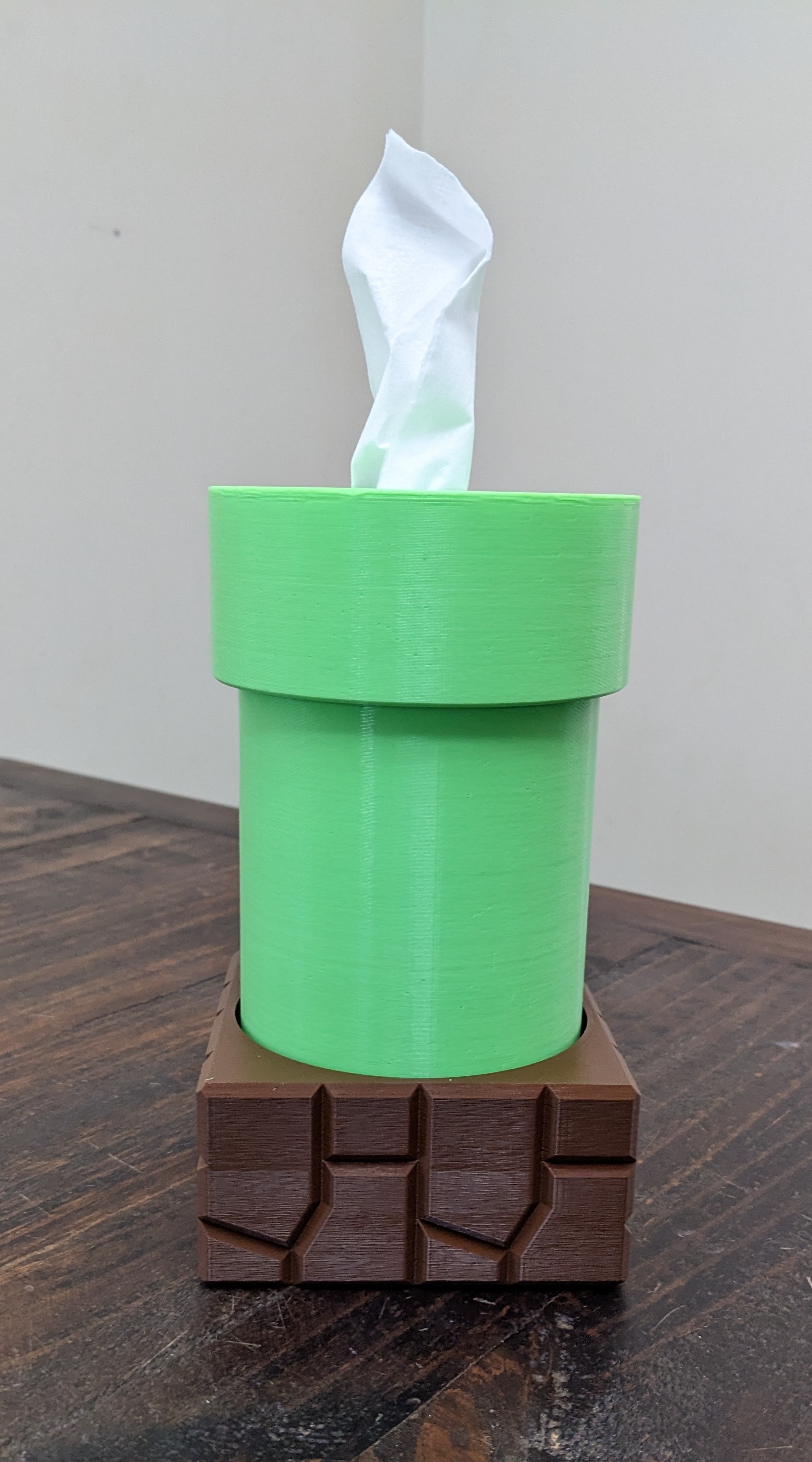 Block and Pipe Tissue Holder by layer.works | Download free STL model ...