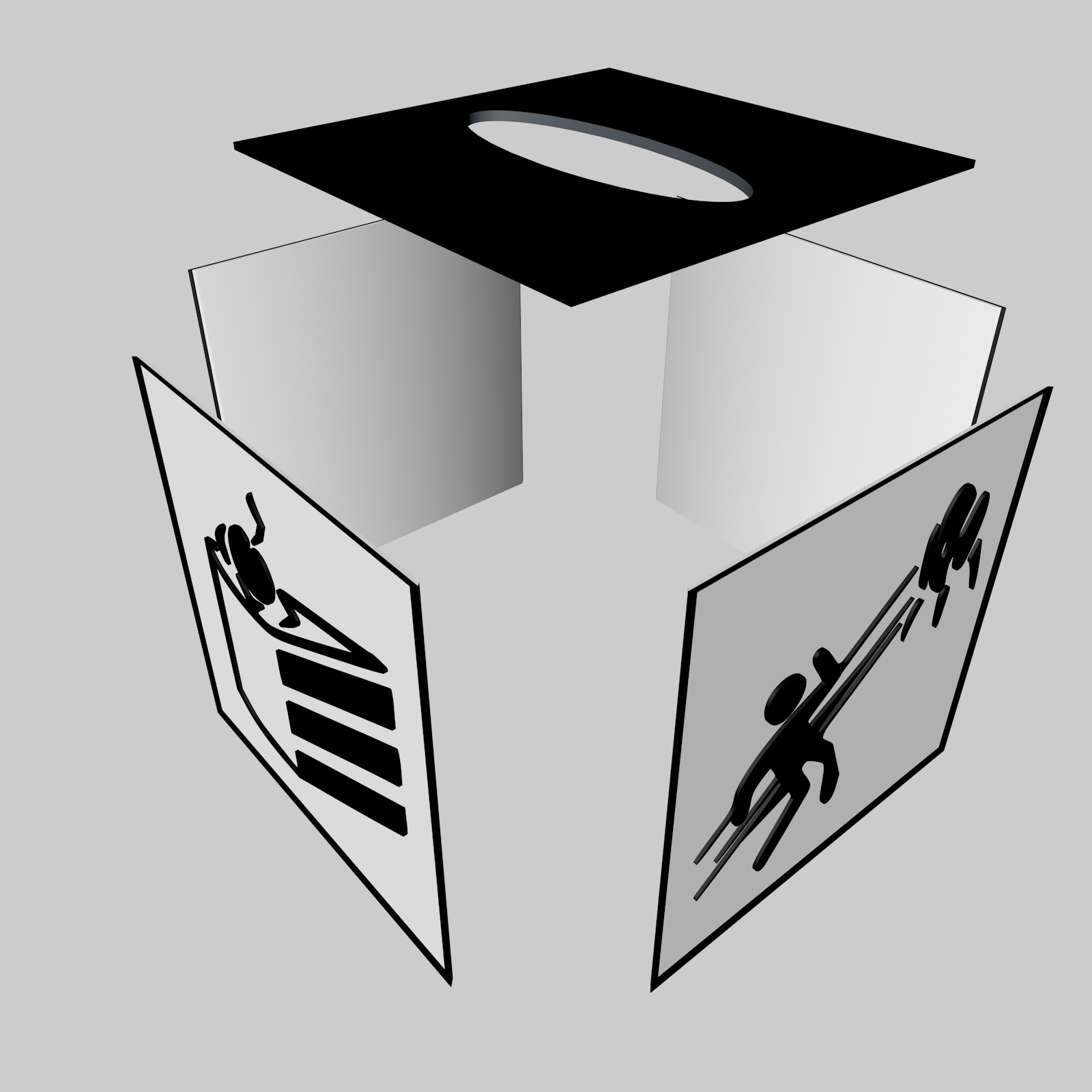 Portal - tissue box v.2 by Martin B | Download free STL model ...