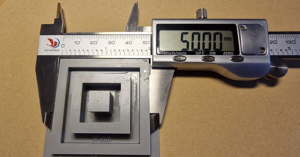 Calibration measurement for 3d Resin Printer von Dieter W | Kostenloses ...