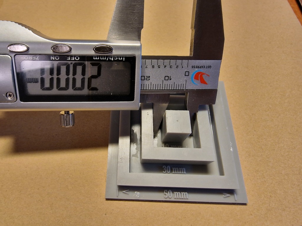 Calibration measurement for 3d Resin Printer von Dieter W | Kostenloses ...