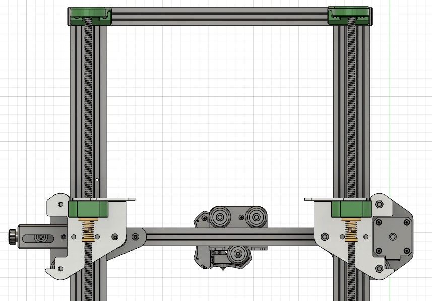 Ender 3 Lead Screw Mount and Top Bearing Support to solve Z-Banding by ...