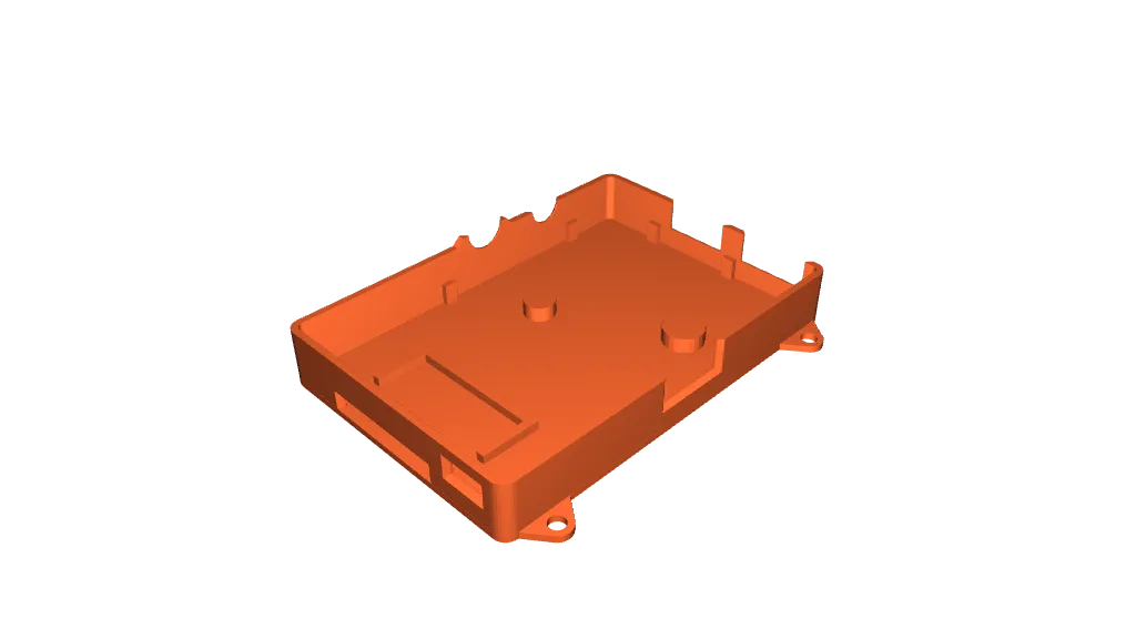 Raspberry Pi 1 B case (M3 mount) by synack | Download free STL model ...