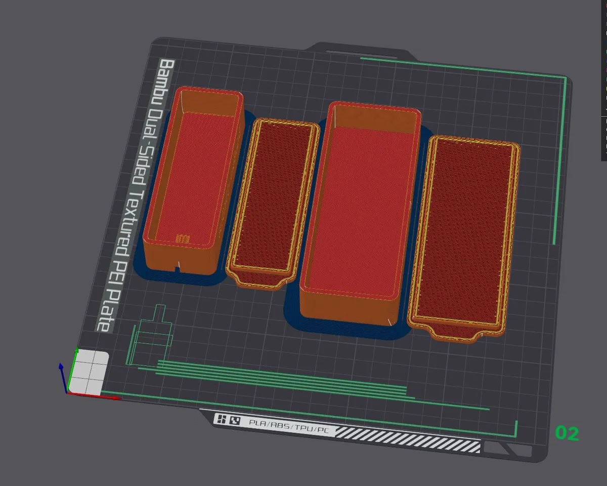 Bambu X1C & P1P Chamber Desiccant Trays by Inevergiveup | Download free ...