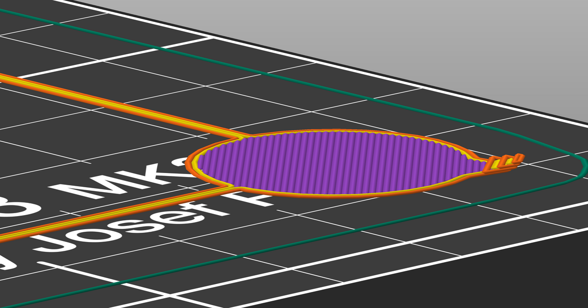 First Layer Calibration with easy-lift-tab by Zerg | Download free STL ...