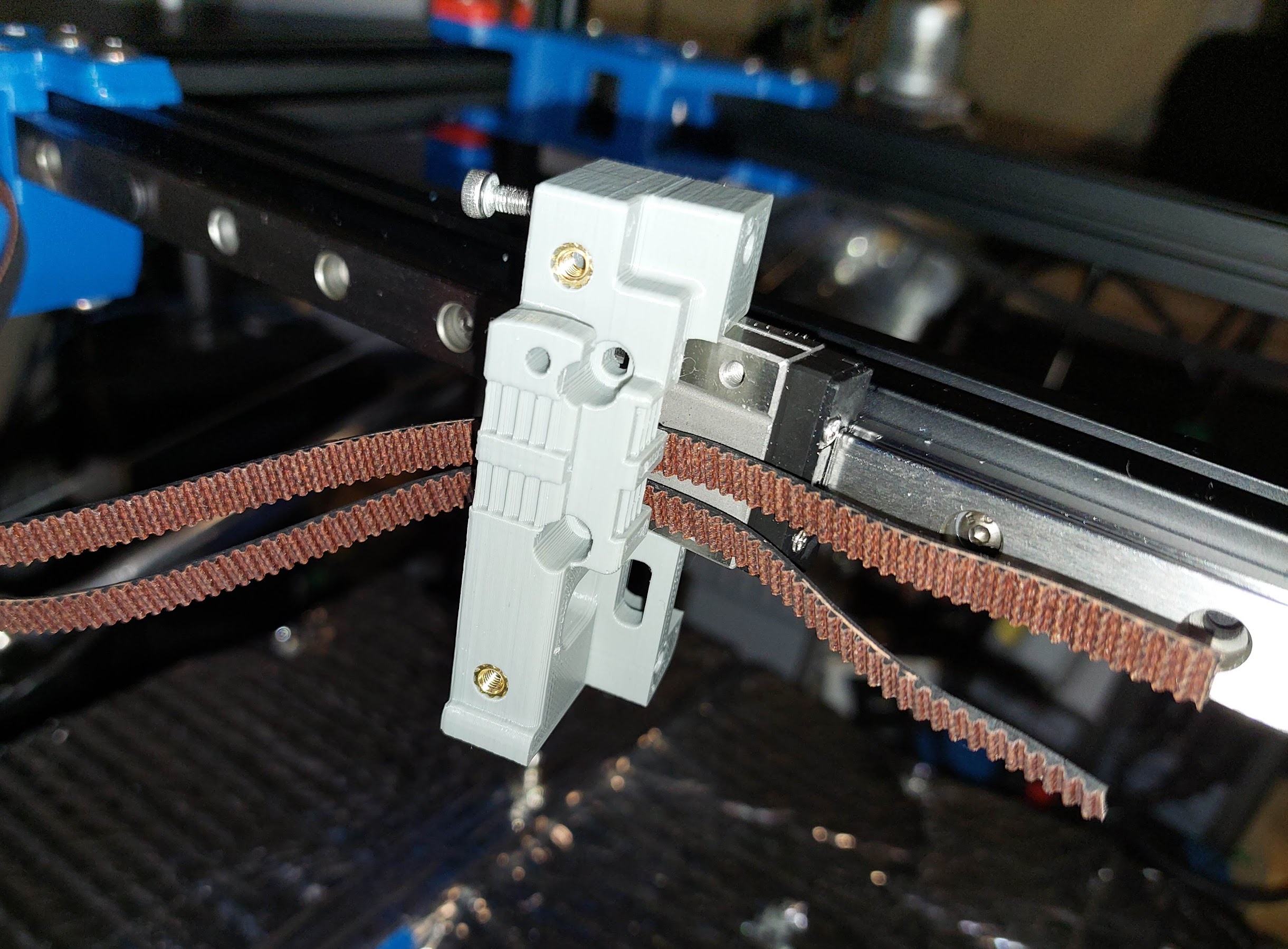 Stealthburner X carriage frame with belt wrap by ntchris | Download ...