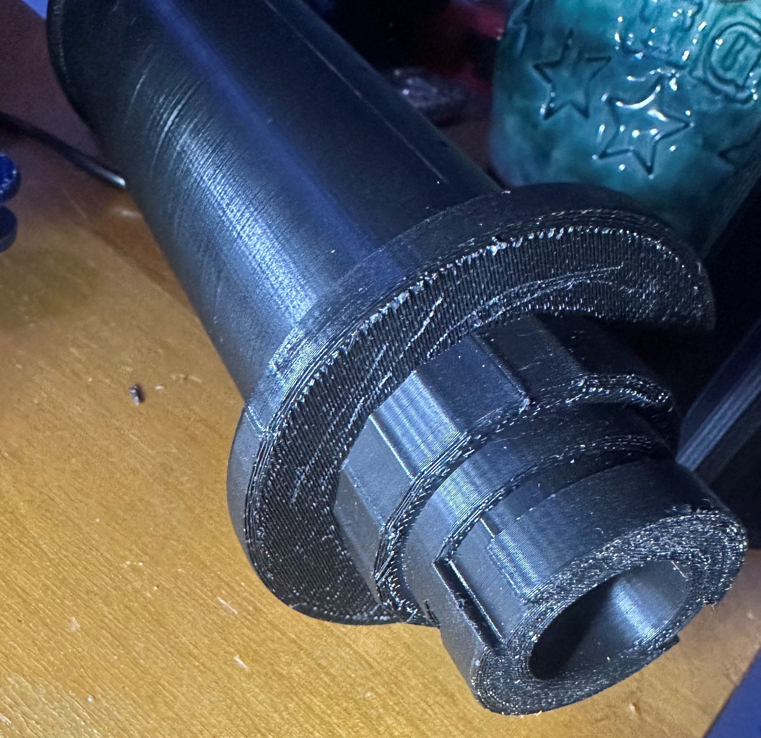 spool/filament holder roller bearingless/bearing ender 3 s1 by derrr123 ...