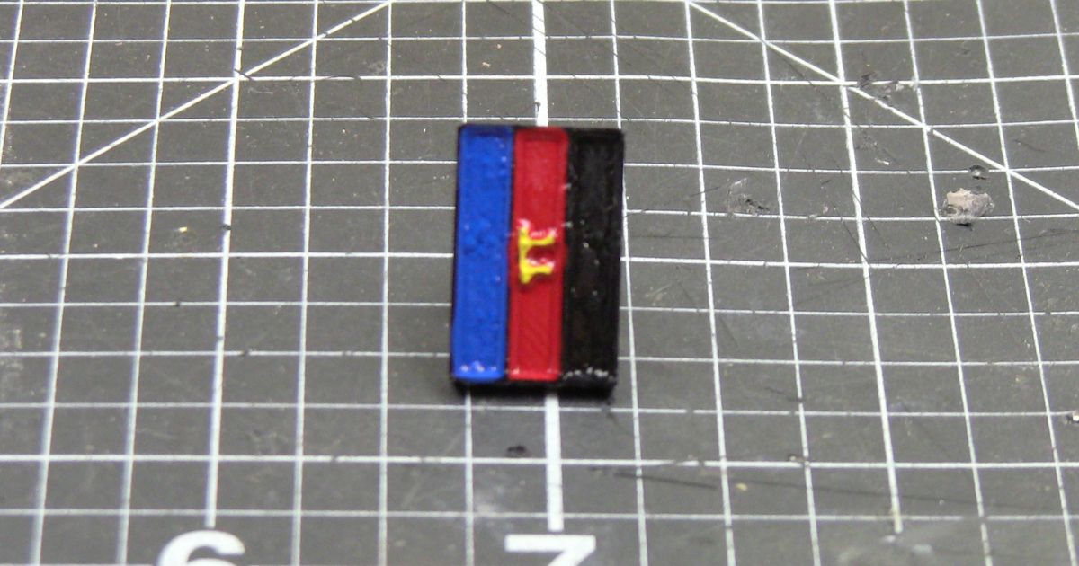 Polyamorous Pride enamel pin by Nick Tailor | Download free STL model ...