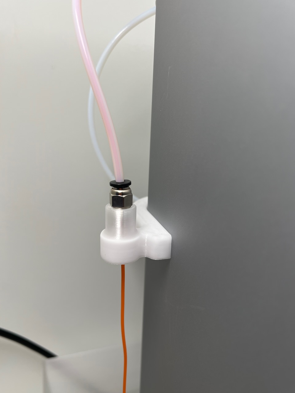 Filament guide arm for Bambulab printers with PC4-M10 push fitting. by ...