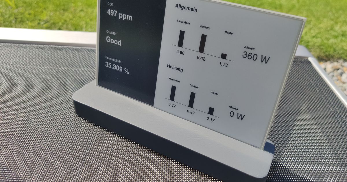 E-Paper display stand ESP32 by Lilifee | Download free STL model ...