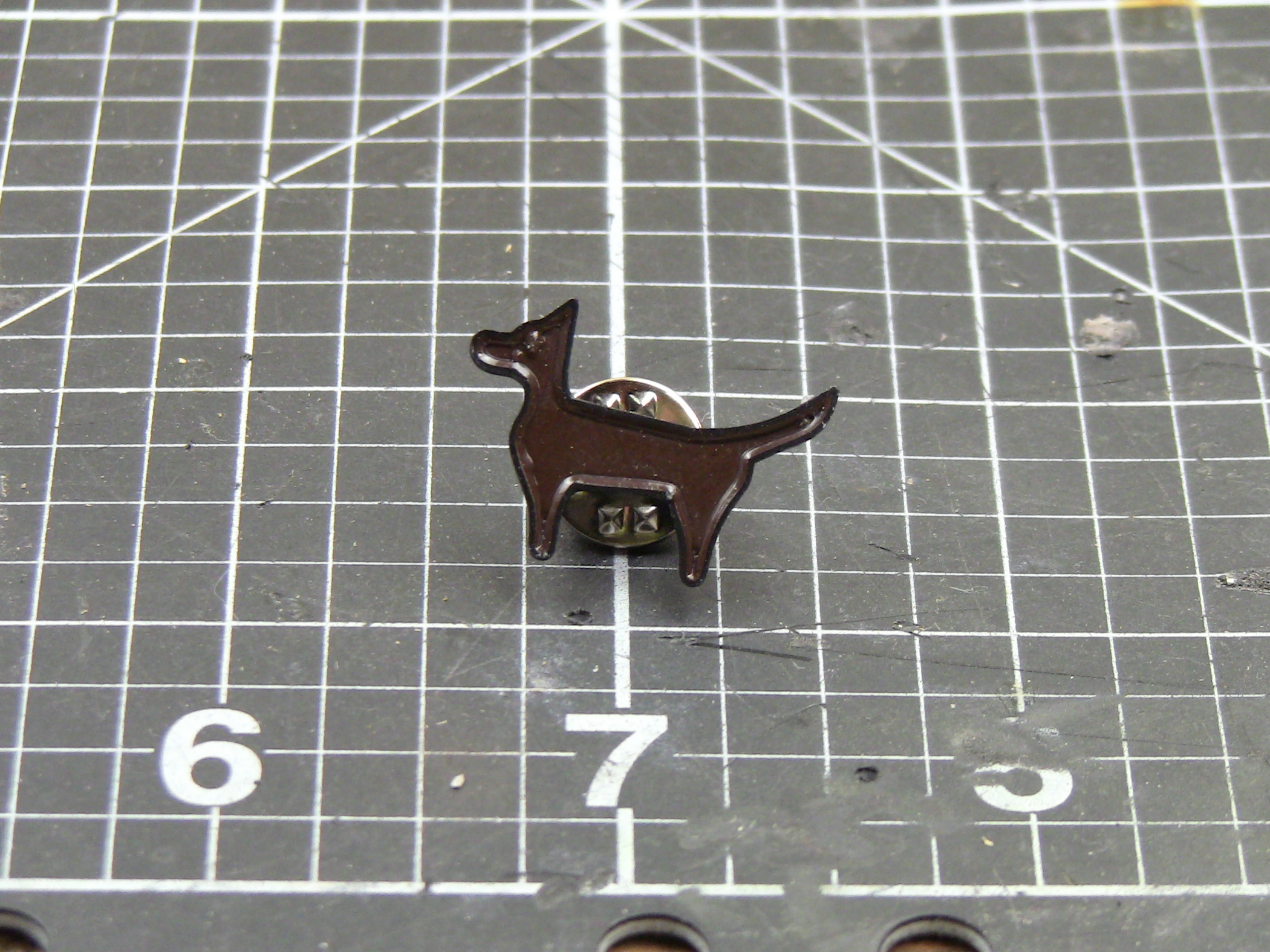 Dog enamel pin by Nick Tailor | Download free STL model | Printables.com