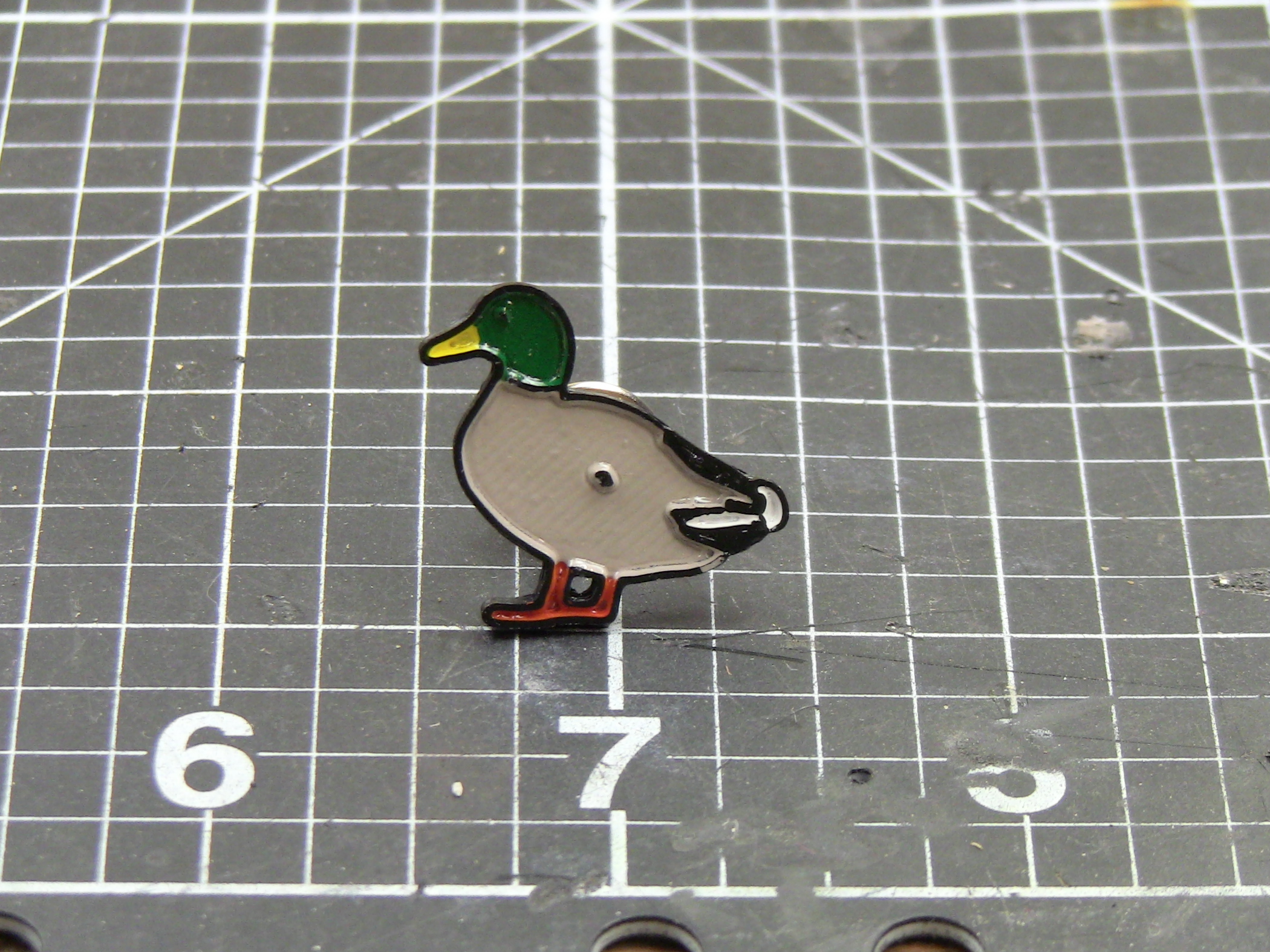 Duck enamel pin by Nick Tailor | Download free STL model | Printables.com