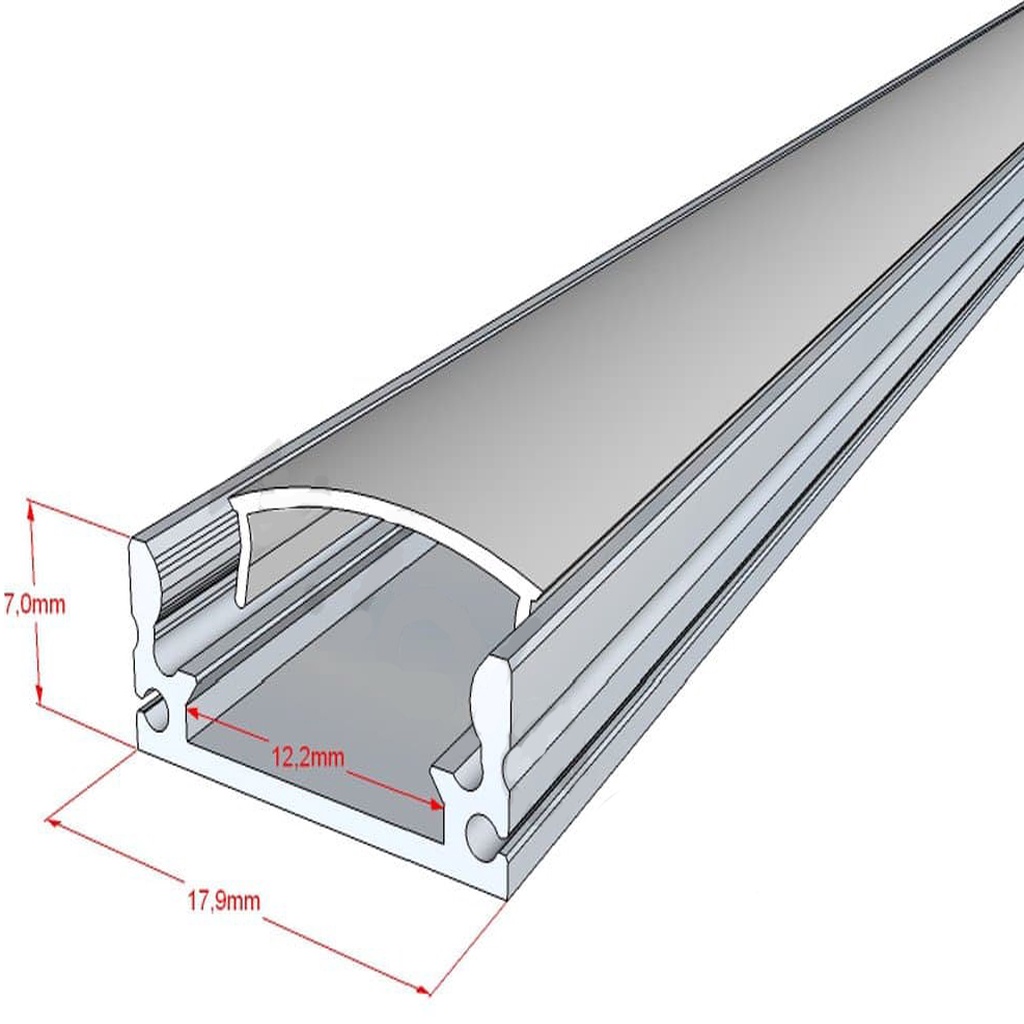Minimalistic light bar for profile 20x20 (for Ender 3/Ender 3 Pro) by ...