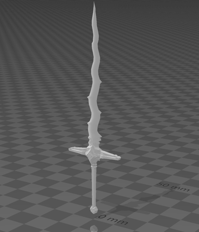 RPG Sword by Ilovetrees | Download free STL model | Printables.com
