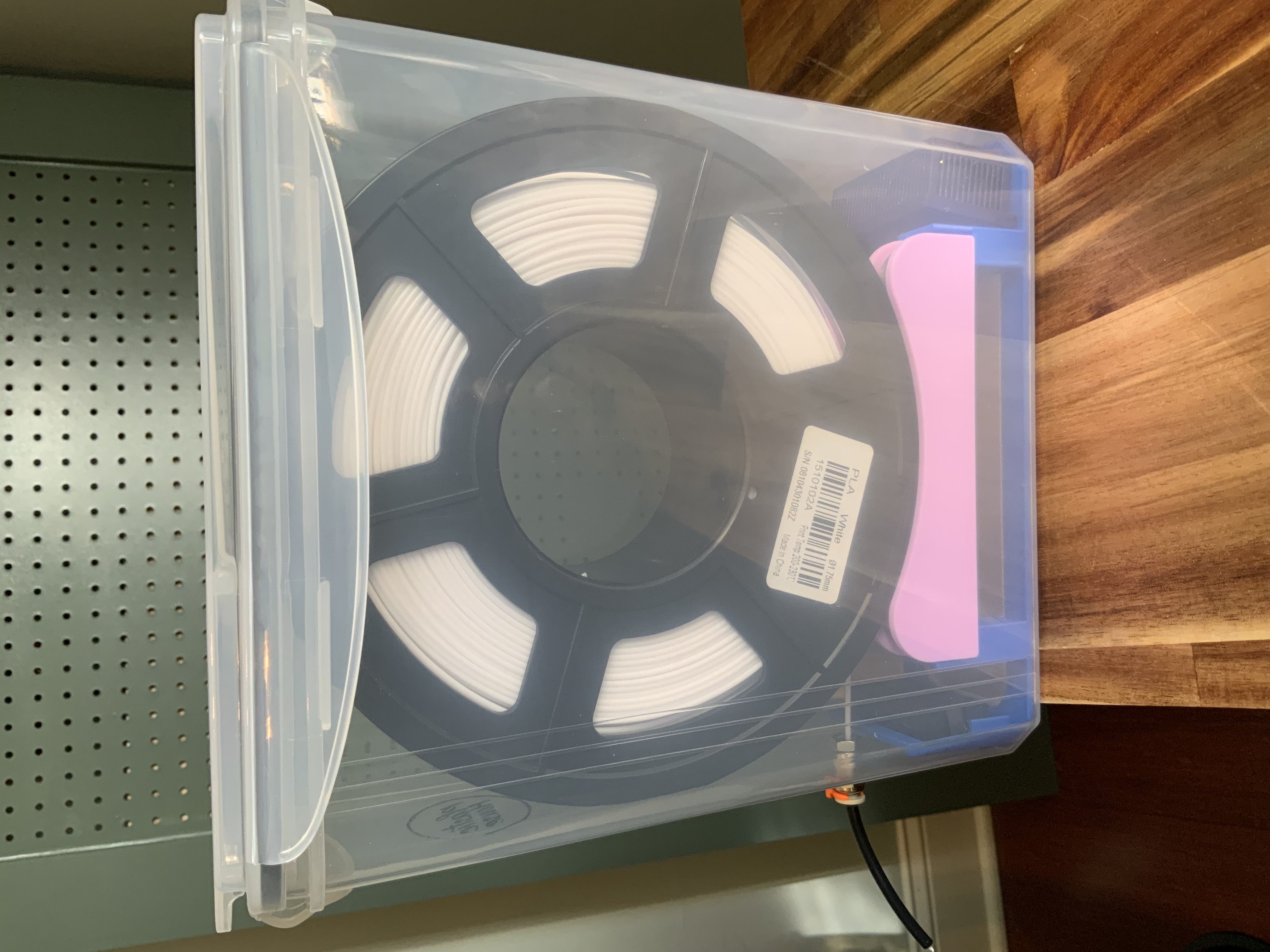 Plastic House cereal box filament holder by 3DIsCool | Download free ...