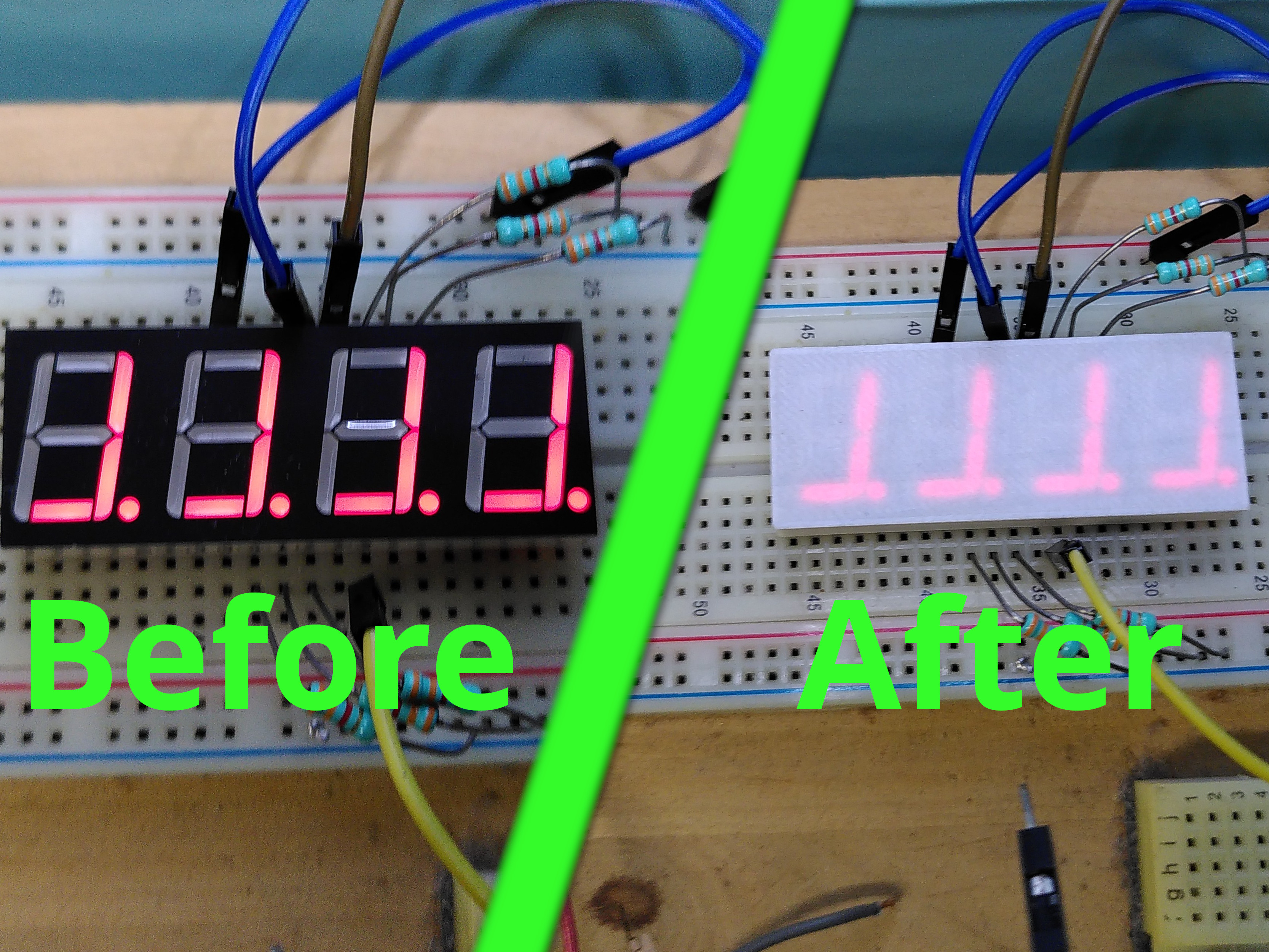 seven segments display diffuser by jgonnot | Download free STL model ...