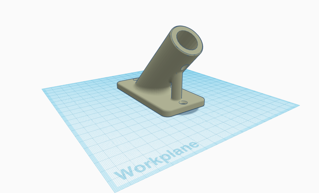 Flag Pole Bracket by Pampinho | Download free STL model | Printables.com