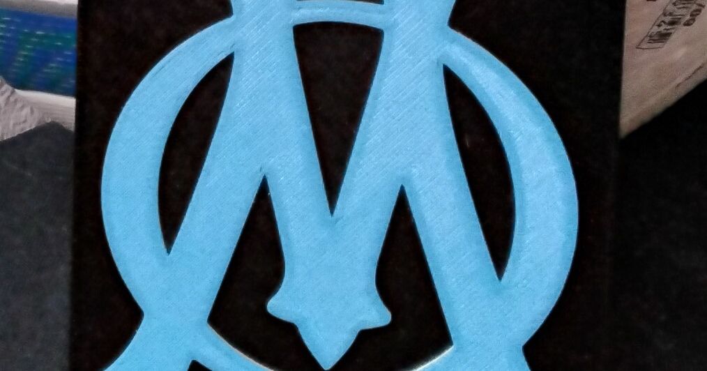 Convex Olympique de Marseille coaster or plaque par DaddyWazzy_TheCreator | Téléchargez ...