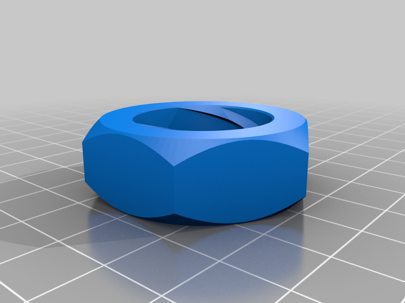 Two way 24mm Bolt and Nuts by m_IDEX | Download free STL model ...