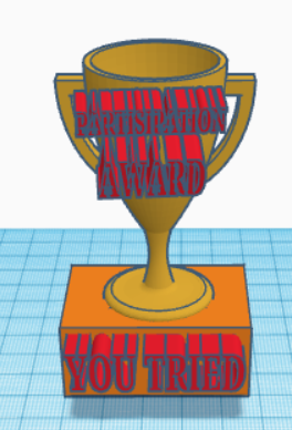 a participation award by Kai | Download free STL model | Printables.com