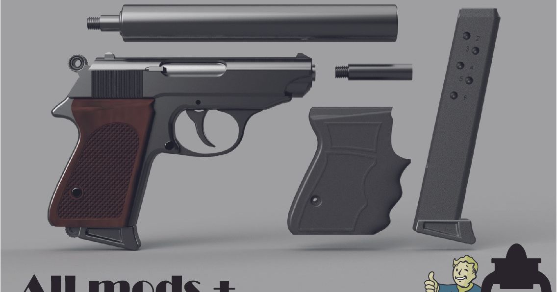 Walther PPK - Fallout 4 replica - The Deliverer V3 by Pi3r0 | Download ...