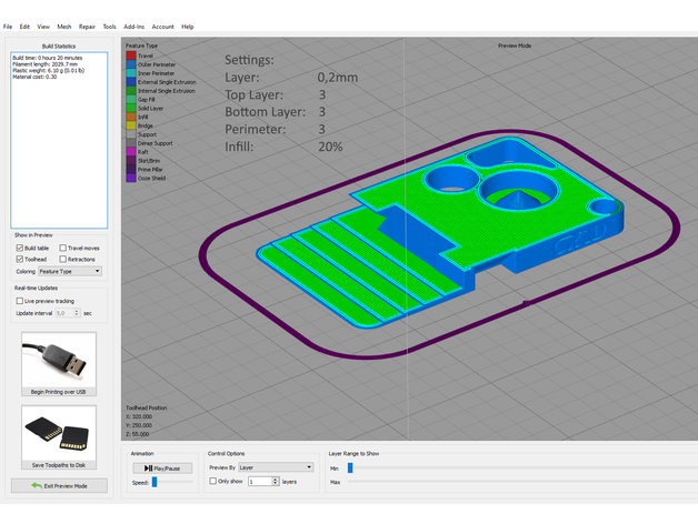 CR-3D High Performance Filament - Sample Keycard & Tray by TheLucas777 ...