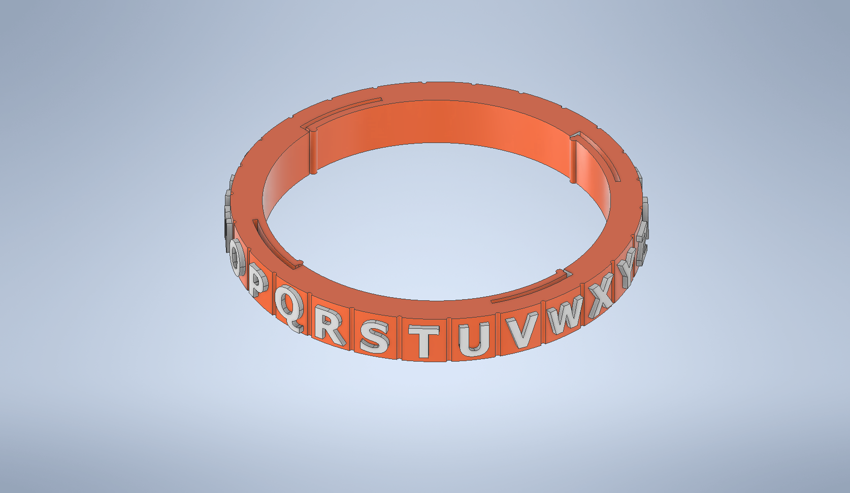 Caesar Cipher Decoder Ring - English Alphabet letters by SF2019 ...