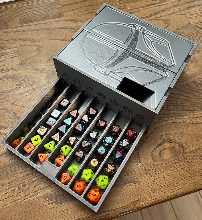REMIX Mandalorian Magnetic Dice Box, Tray, and Tower by damon darnell ...