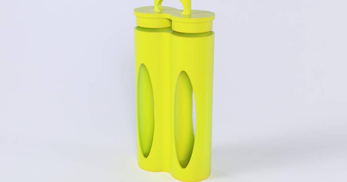 18650 Battery Case by Saludas Dominique | Download free STL model ...