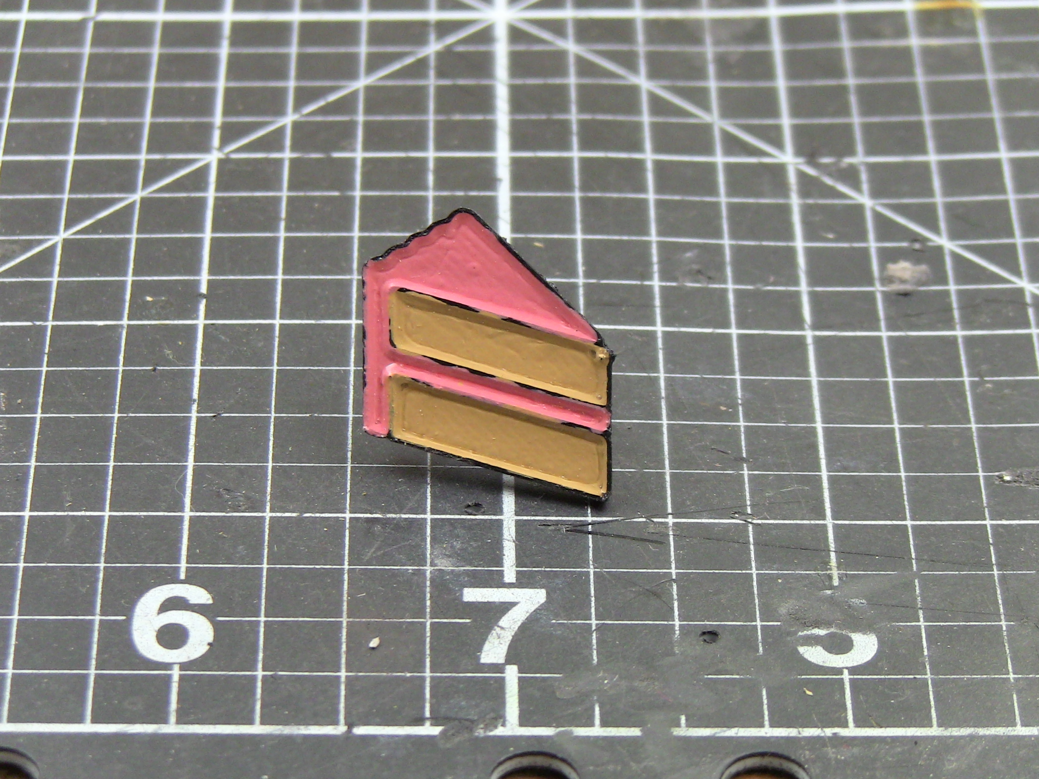 cake enamel pin by Nick Tailor | Download free STL model | Printables.com