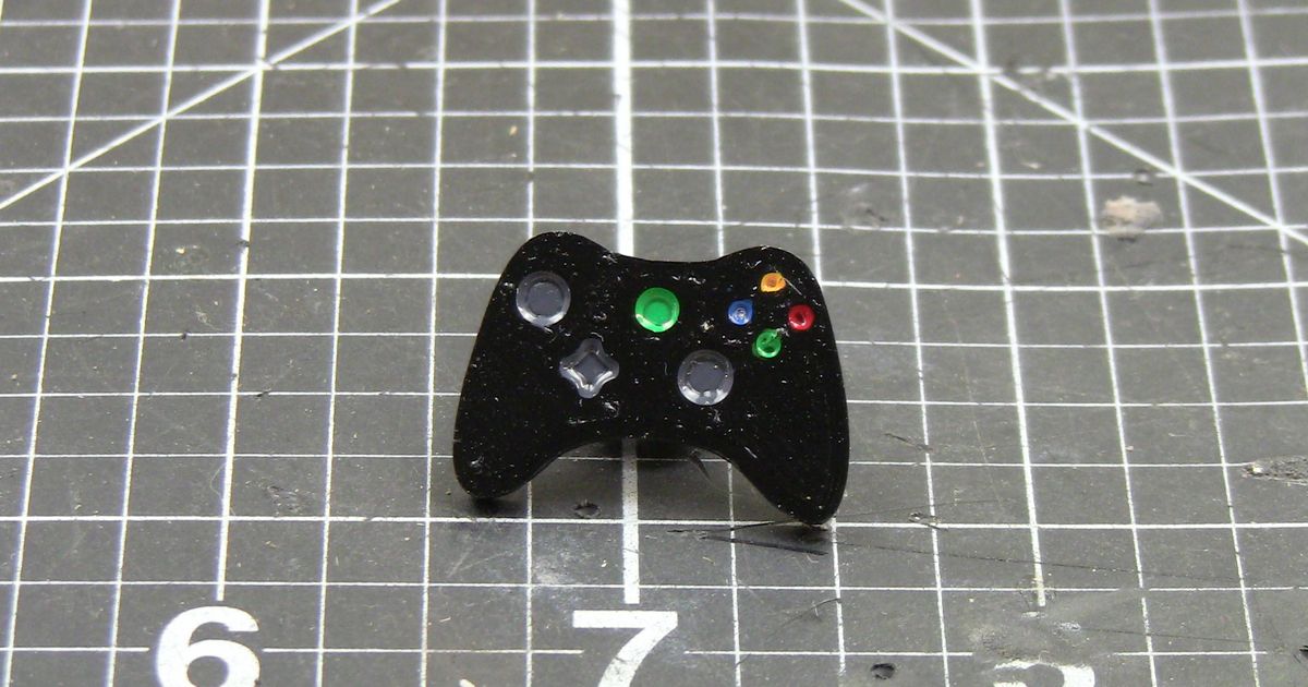 Game controller enamel pin by Nick Tailor | Download free STL model ...
