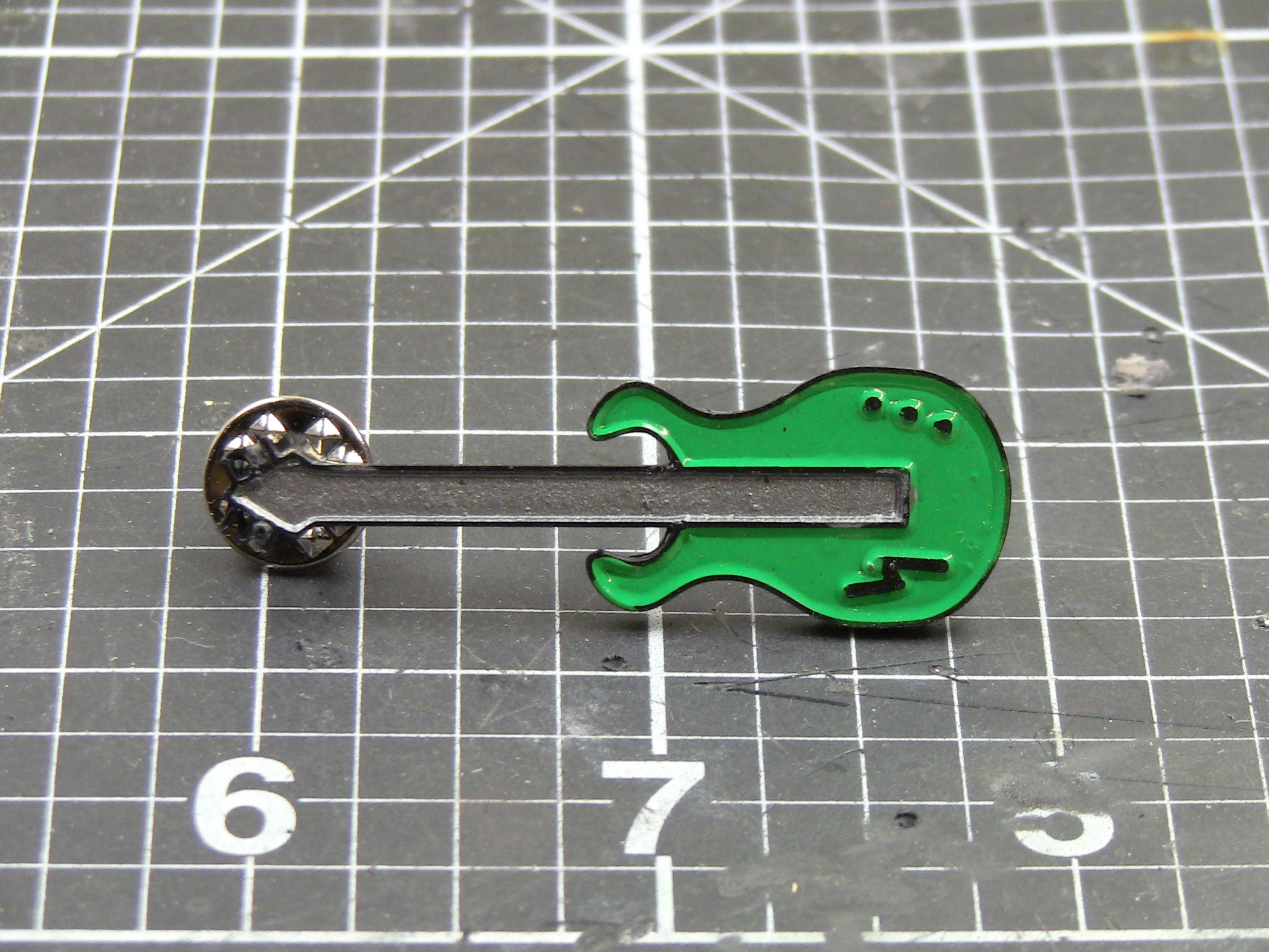 Guitar enamel pin by Nick Tailor | Download free STL model | Printables.com