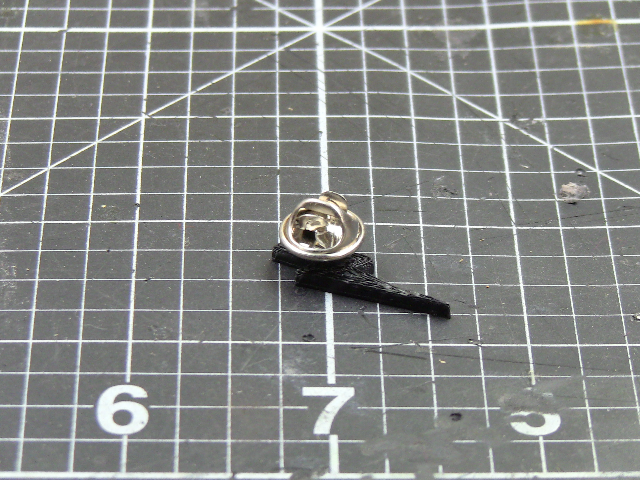 Lighting bolt enamel pin by Nick Tailor | Download free STL model ...