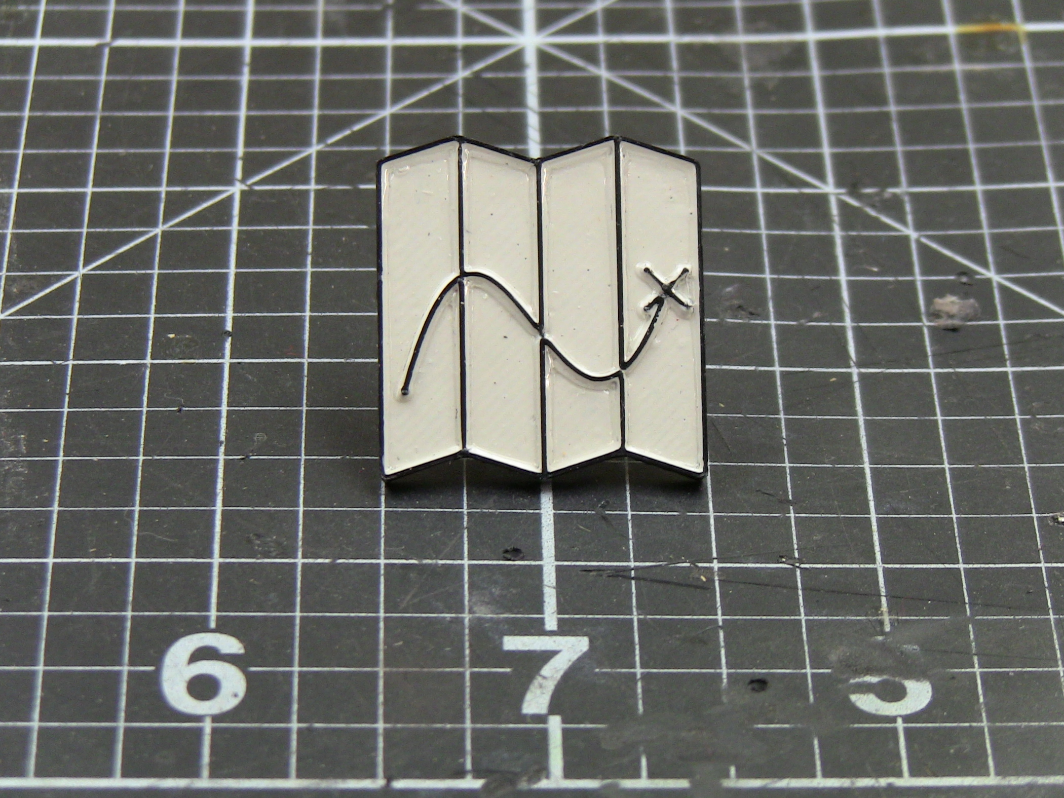 Map enamel pin by Nick Tailor | Download free STL model | Printables.com