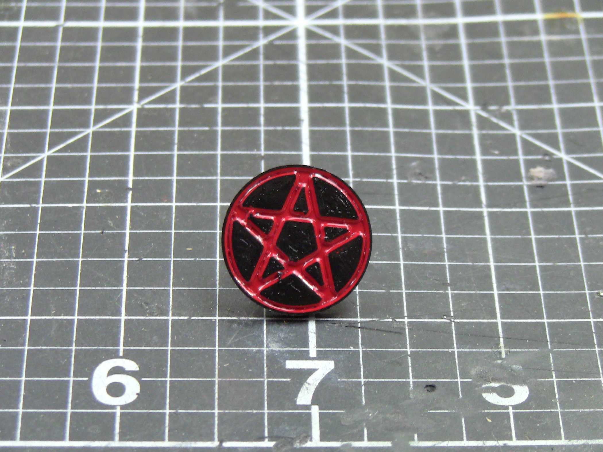 Pentagram enamel pin by Nick Tailor | Download free STL model ...