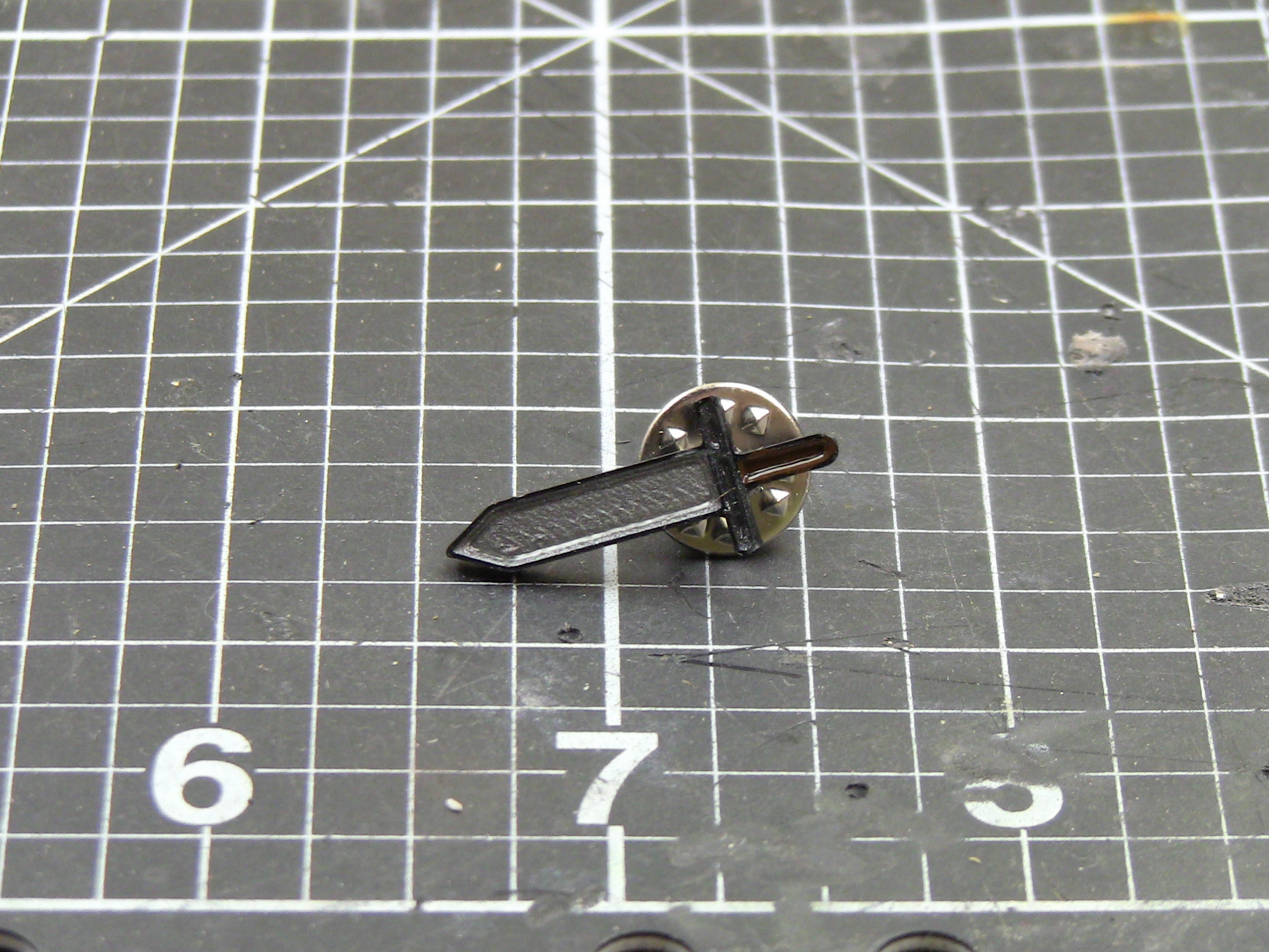 Sword enamel pin by Nick Tailor | Download free STL model | Printables.com