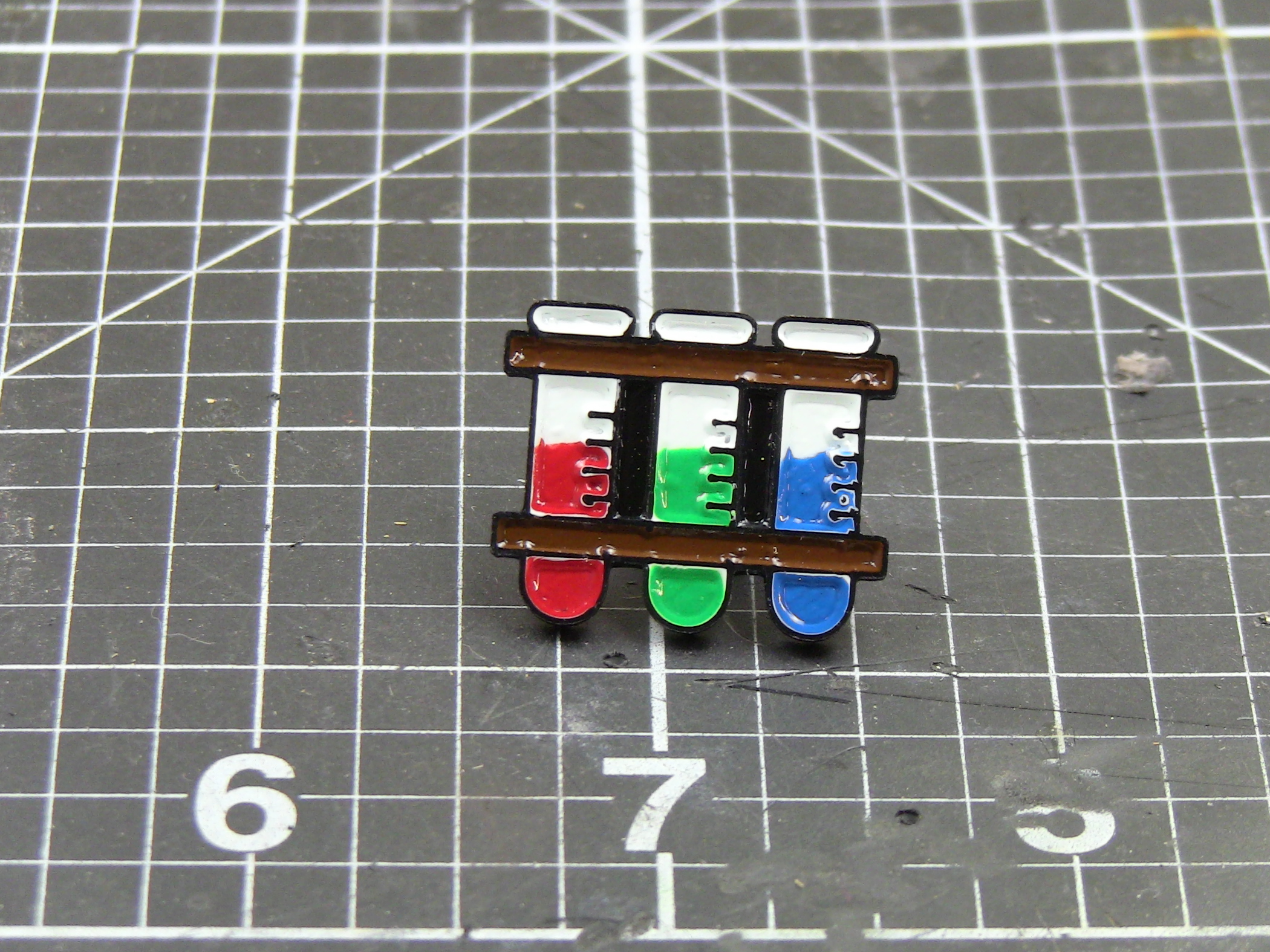 Test tube enamel pin by Nick Tailor | Download free STL model ...