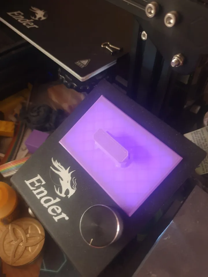 Ender 3 screen cover by Sean | Download free STL model | Printables.com