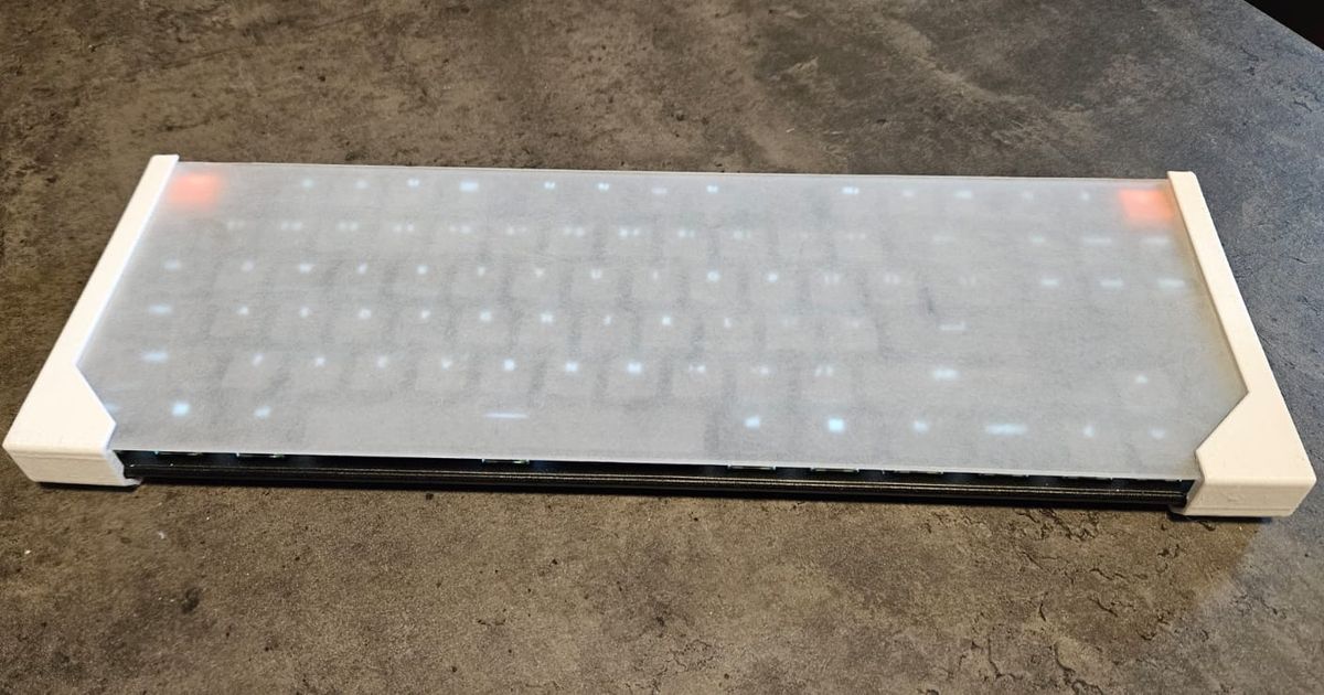 Keychron K1 keyboard cover by Stefan Adelmund | Download free STL model ...