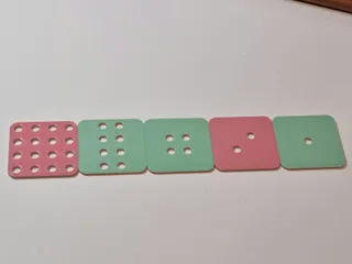 Binary cards by Digitale Lehrerin | Download free STL model ...