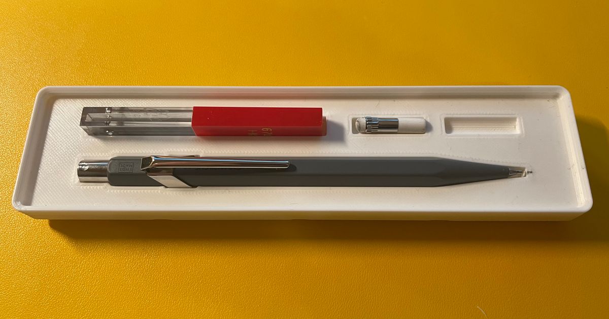 Gridfinity Caran d'Ache 849 pencil holder for drawer by Rotziboisseur ...