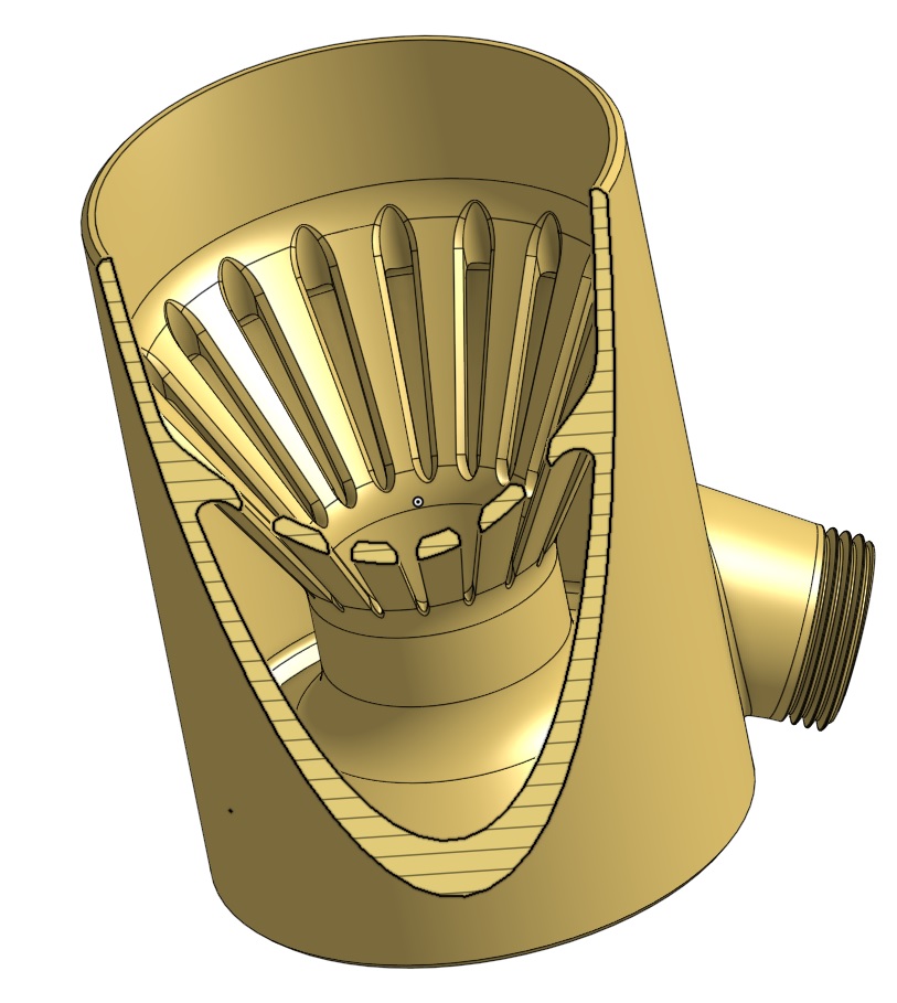 68mm Water Diverter by beegmouse | Download free STL model | Printables.com