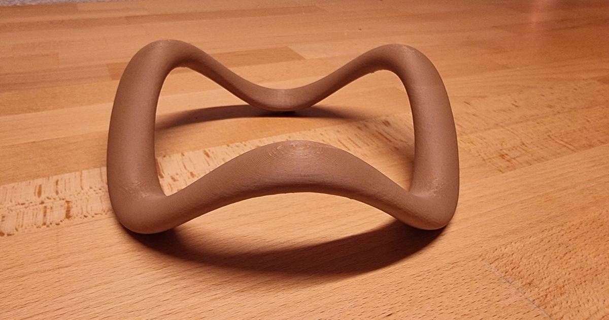 Wavy stand (smoother version) by Michael R. | Download free STL model ...