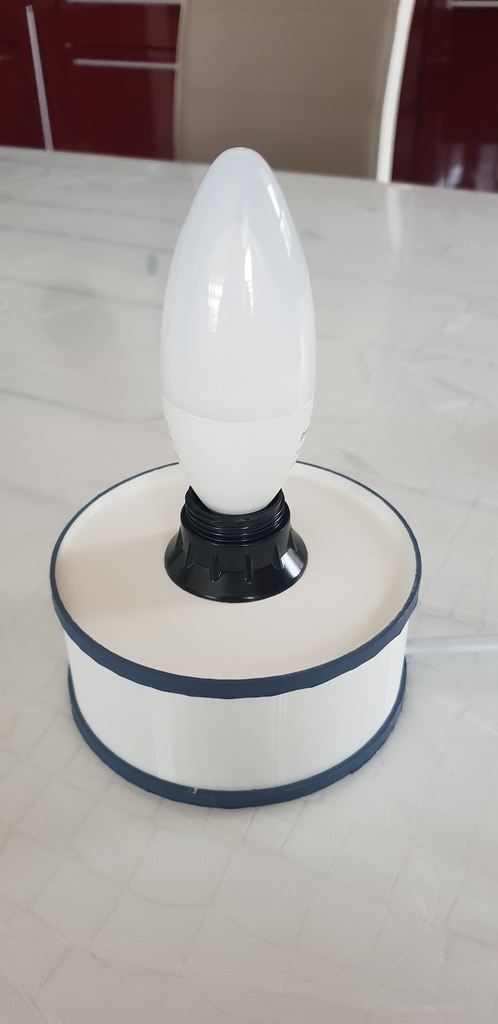 simple lamp E14 by Manu.p | Download free STL model | Printables.com