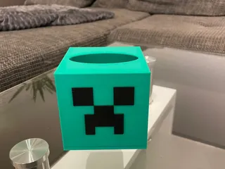 Creeper tissue box by TSKPrint | Download free STL model | Printables.com