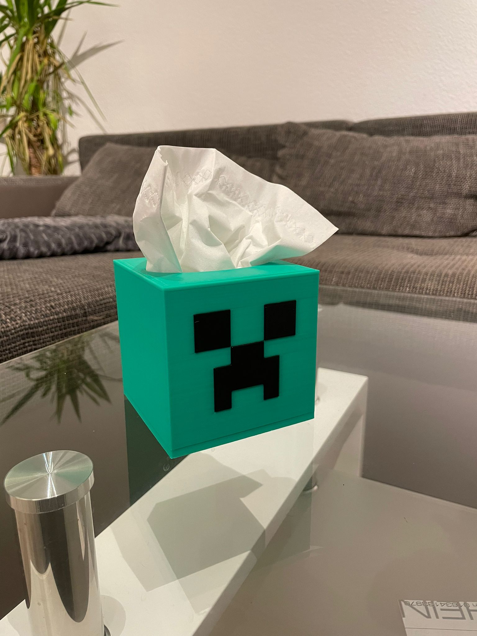 Creeper tissue box by TSKPrint | Download free STL model | Printables.com