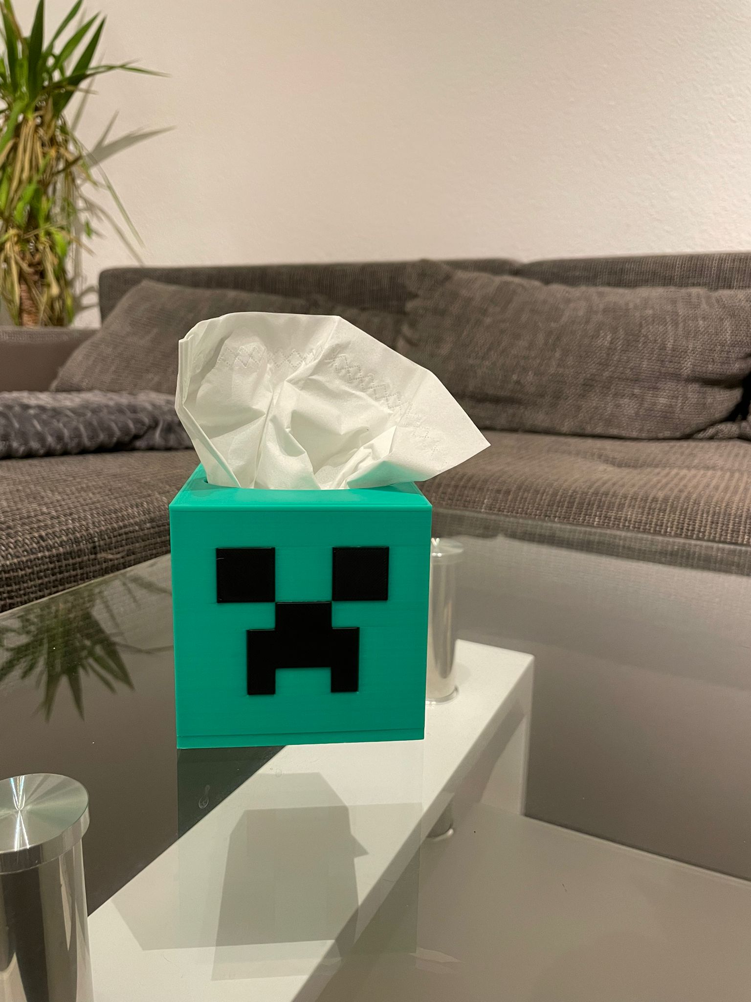 Creeper tissue box by TSKPrint | Download free STL model | Printables.com