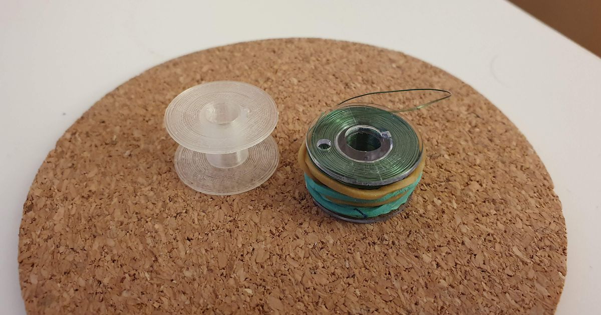 Thread/wire bobbin spool by Yourigh | Download free STL model ...