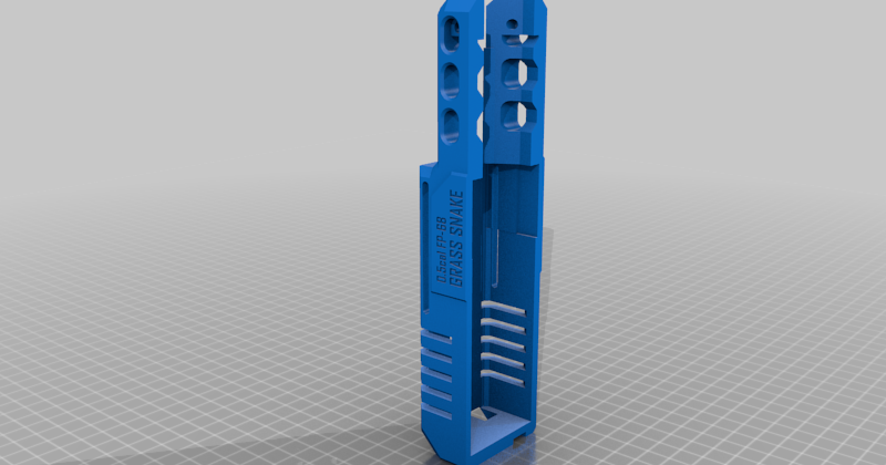 FP-68 Grass Snake Top Remix by Bradsprinterworks | Download free STL ...