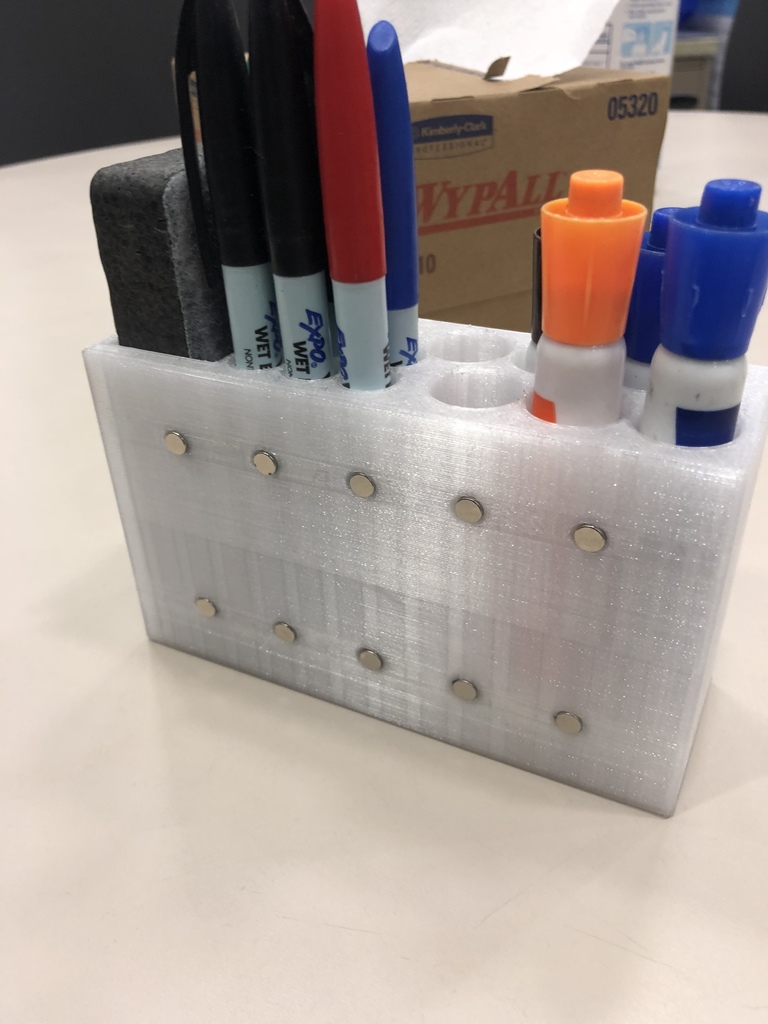 Dry Erase Marker & Eraser Holder (Small) by dbfrompw | Download free ...
