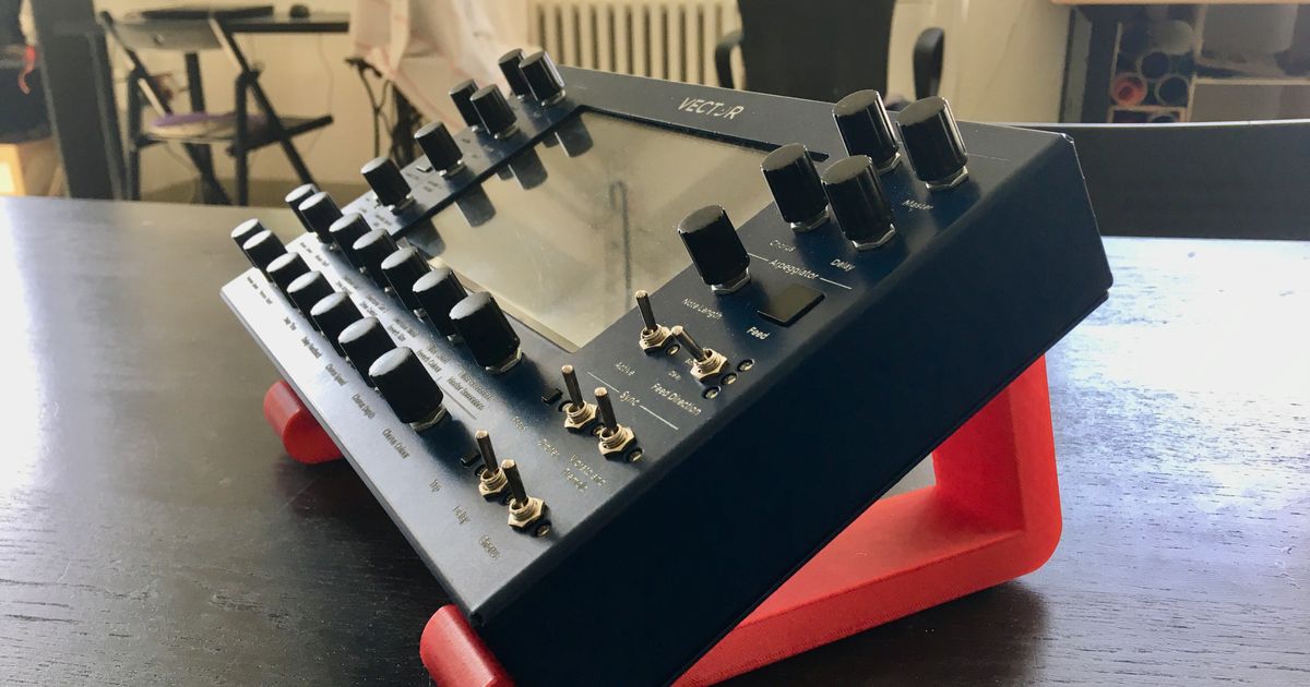 Parametric synthesizer stand by Adam Heinrich | Download free STL model ...